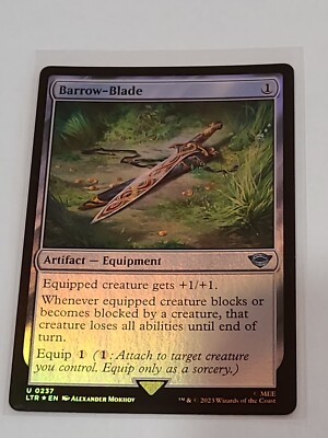 MTG Barrow-Blade The Lord of the Rings: Tales of Middle-earth 0237 Foil ...