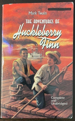 Mark Twain THE ADVENTURES OF HUCKLEBERRY FINN Paperback Complete ...