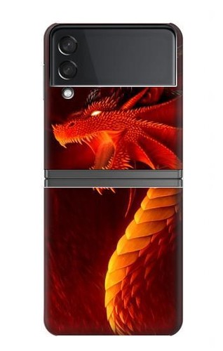 S0526 Red Dragon Case For Samsung Galaxy Z Flip4 | eBay