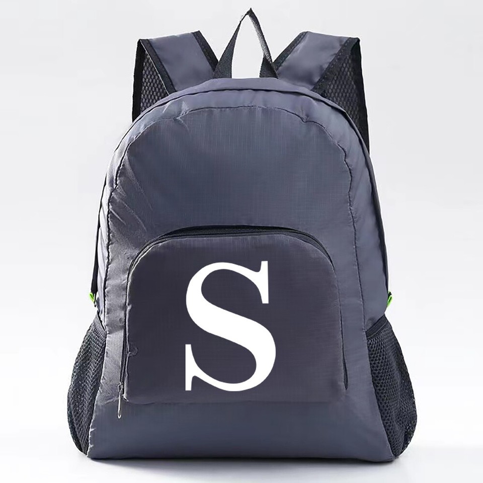 Mens 100% PLAIN BLACK Backpack & Rucksack Bag - SPORT WORK TRAVEL ...