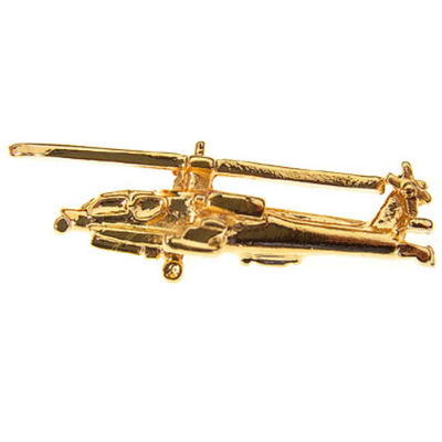 AH-64 Apache Tie Pin / Lapel Tiepin BADGE - Gold Plate | eBay