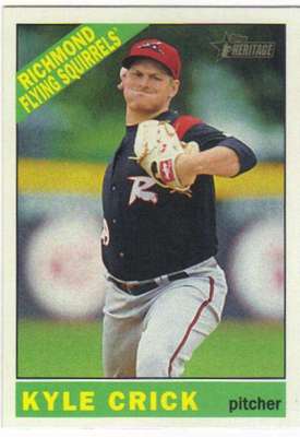 2015 Topps Heritage Minor League #130 Kyle Crick Richmond Flying ...