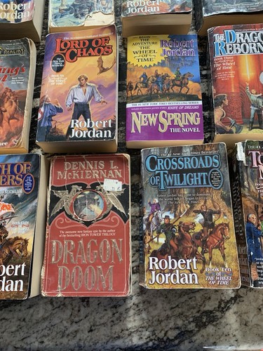 Lot Of Vintage Forgotten Realms Softcover Books D&D Robert Jordan TOR ...