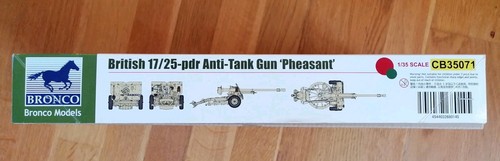 Bronco CB35071 British 17/25-pdr Anti Tank Gun Pheasant 1/35 | eBay