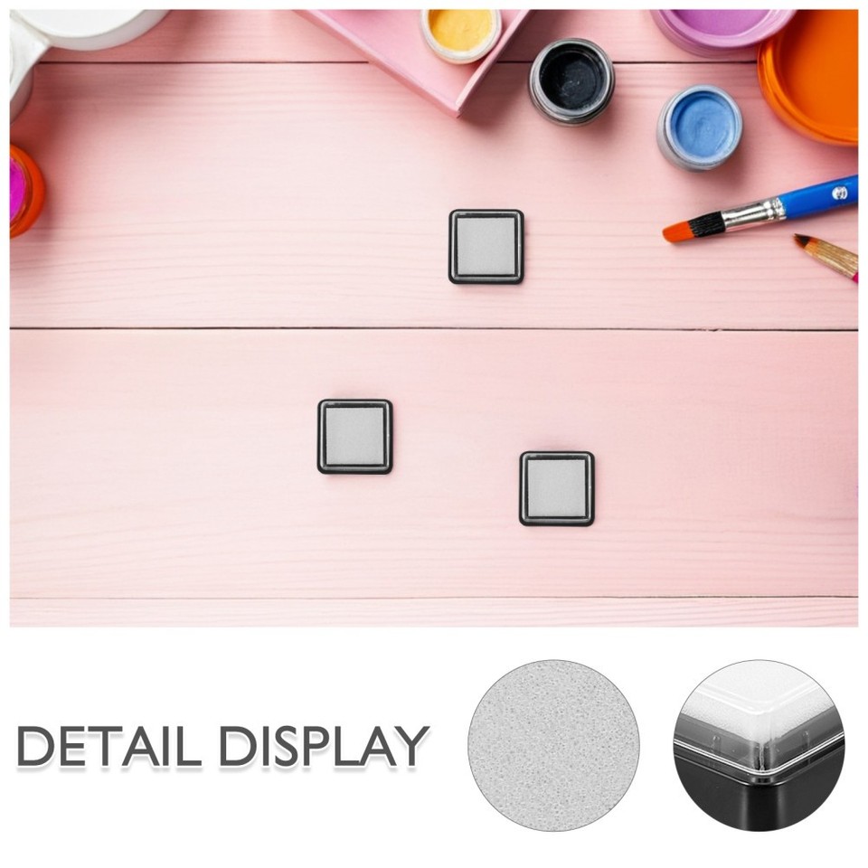 18pcs Blank Ink Stamp Pad - Print Blank Ink Pads Sponge For Diy ...
