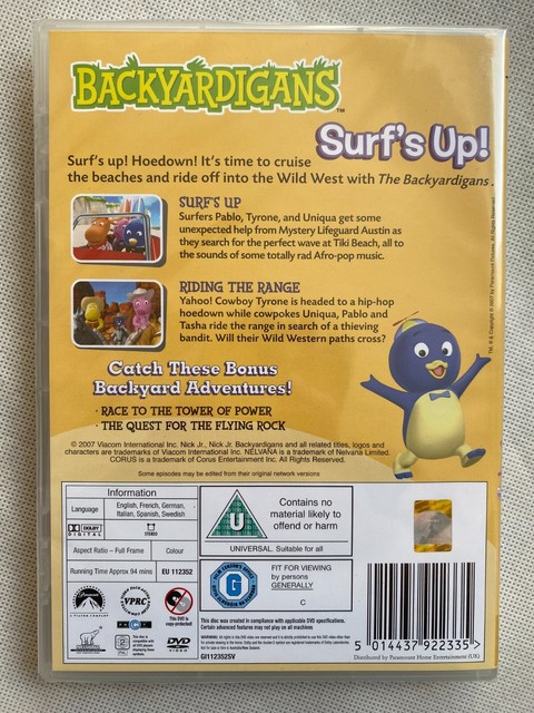 The Backyardigans - Surf's Up (DVD, 2007) for sale online | eBay