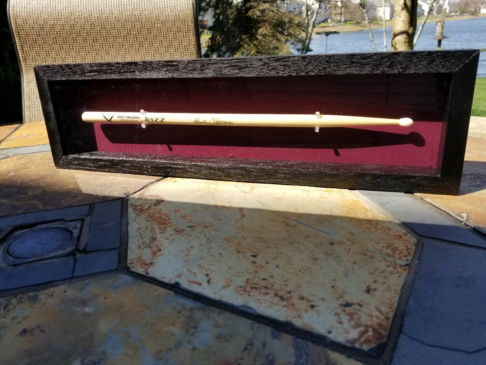 Drumstick Display Case # 06-030 (Black/Burgundy)- Holds 1 Drum Stick | eBay