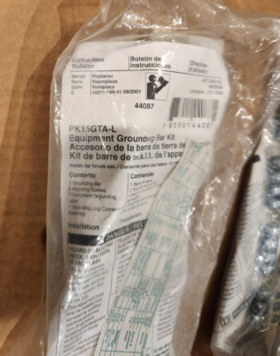 Square D PK15GTA-L Equipment Grounding Bar Kit Assembly Schneider ...