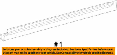 75850-33905 Toyota Moulding, rocker panel, rh 7585033905, New Genuine ...