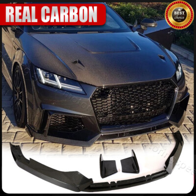 Fits Audi TT RS TTRS MK3 2016-18 Front Bumper Lip Splitters Bodykits ...