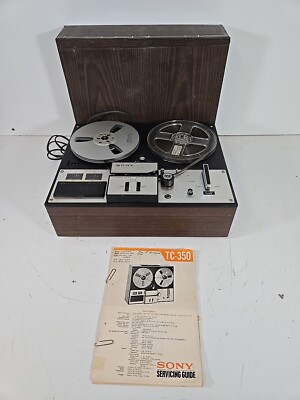 VTG Sony TC-350 Reel-to-reel Player Recorder Stereo Phonic Solid State ...