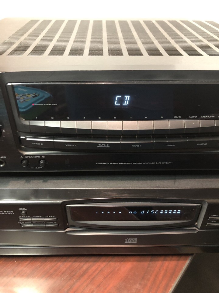 Kenwood KR-A4060 Stereo Receiver And DP-R3060 CD Player Tested Works ...