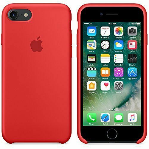 2018 Red Genuine Official Apple Silicone Case for iPhone 8 / 7 for sale ...