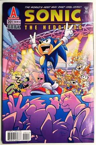 SONIC The HEDGEHOG Comic Book #201 August 2009 1st Edition Bagged ...
