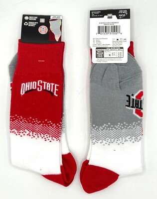OHIO STATE BUCKEYES NCAA MENS DRESS SOCKS LARGE (10-13) FREE SHIPPING ...