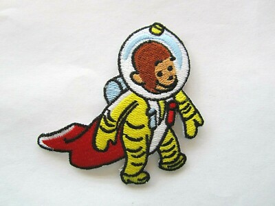 Curious George Astronauts Space Cartoon Cartoon Iron On Patch Applique ...