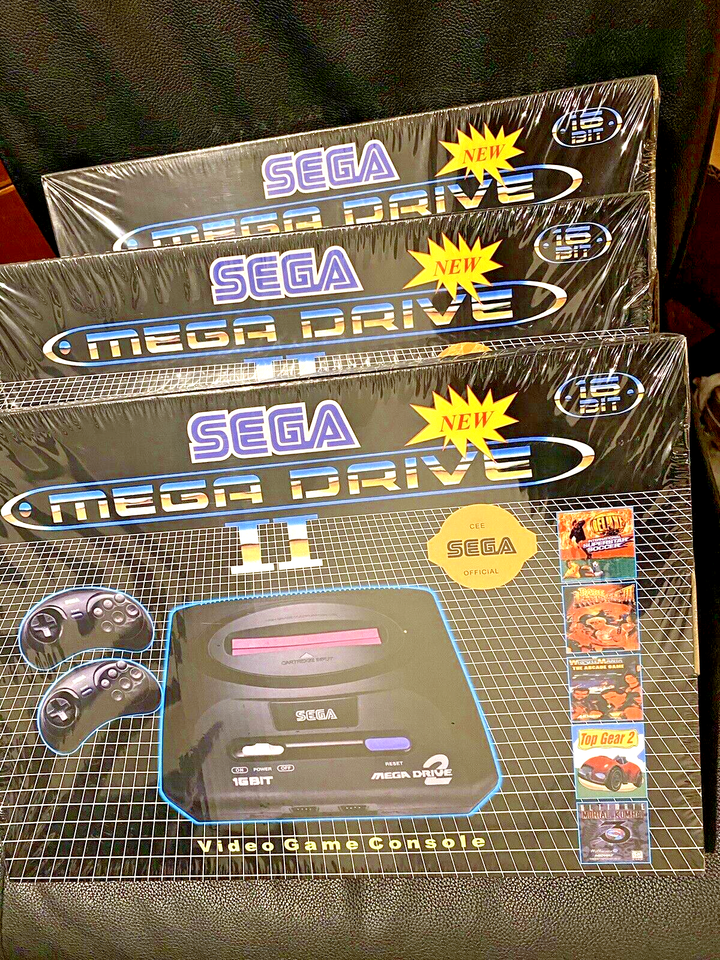 Sega Mega Drive 2 BRAND NEW 16 BIT Console System With Built-in Games ...
