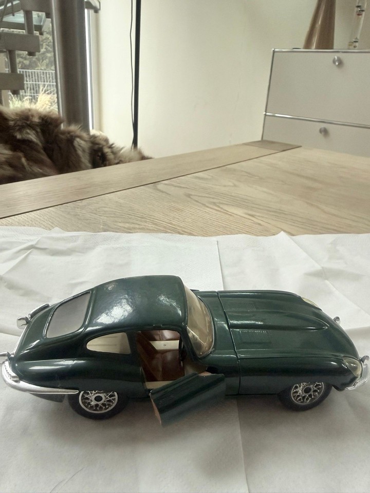 VINTAGE, MAJORETTE No. 2100220, JAGUAR, E TYPE, V12, ~ 1970s, Grün ...
