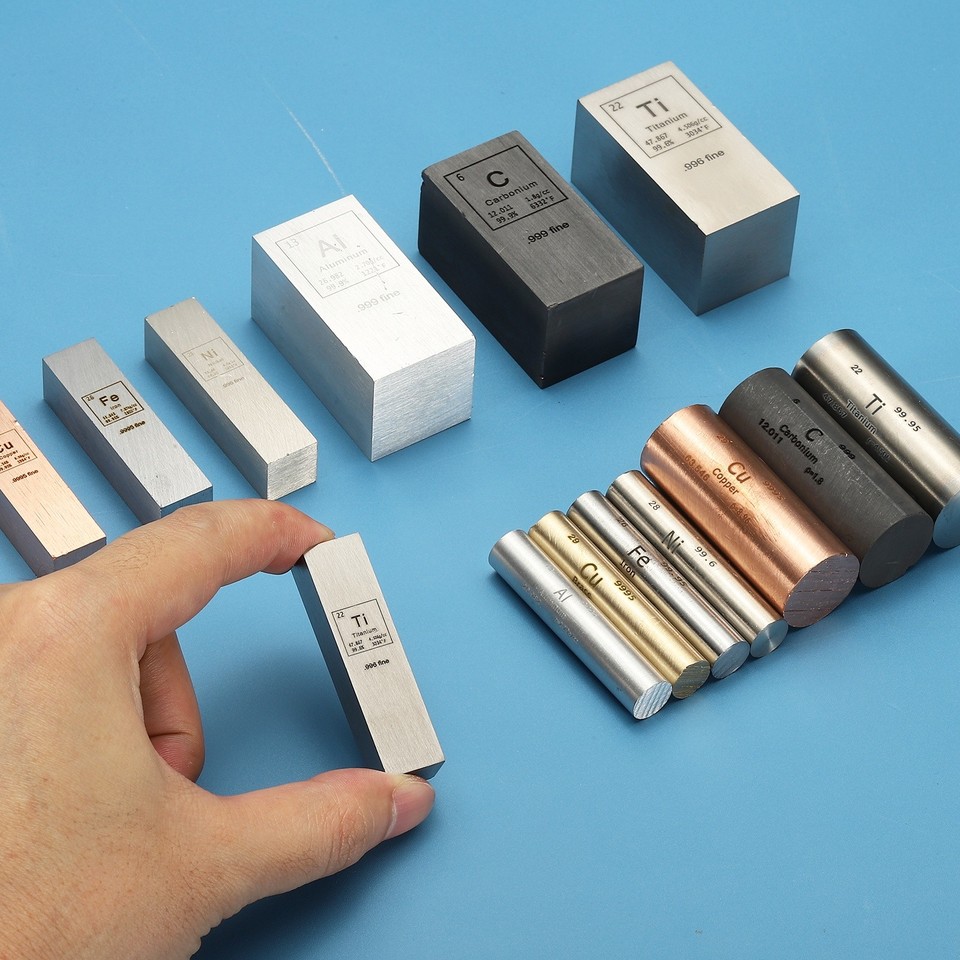 Nickel Cube, 0.5x0.5x2" Ni Density Stick High Density Element Rod | eBay