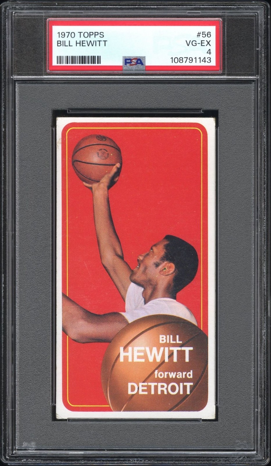 1970 TOPPS 56 BILL HEWITT PSA 4 | eBay