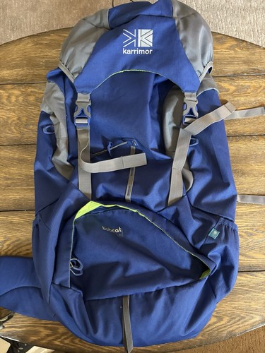 BackPack KARRIMOR Bobcat 65 Blue Trekking Hiking | eBay