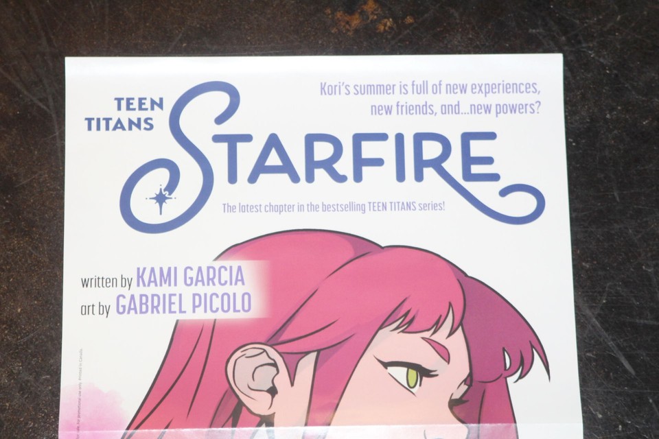 Teen Titans: Starfire Promo Poster 11" x 17" Gabriel Picolo DC Comics ...