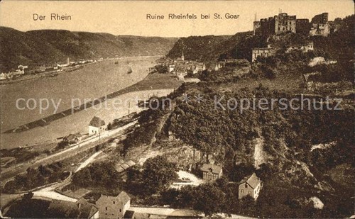 41578182 St Goar Ruine Rheinfels Rhein-Panorama Sankt Goar | eBay.de