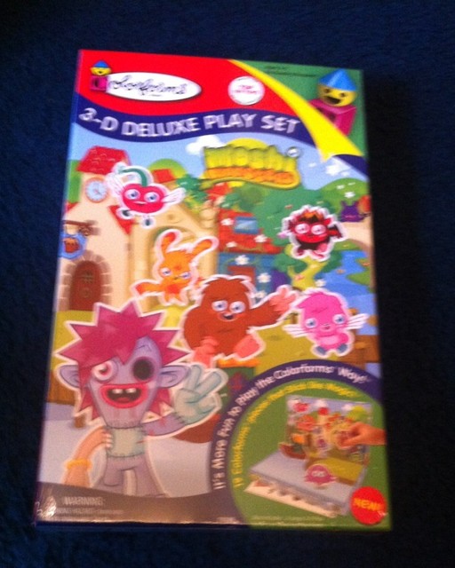 Moshi Monsters Colorforms 3d Deluxe Play Set for sale online | eBay