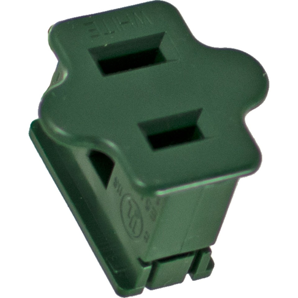 6 Pack Male & Female Zip Plugs Slide-On Connector Outlet SPT-1 125Volt ...