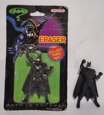 Vintage 1995 Noteworthy Batman Forever Eraser DC Comics x 2 | eBay ...