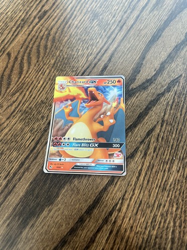 Stage 2 Charizard GX HP250 Flamethrower Pokémon card - great condition ...