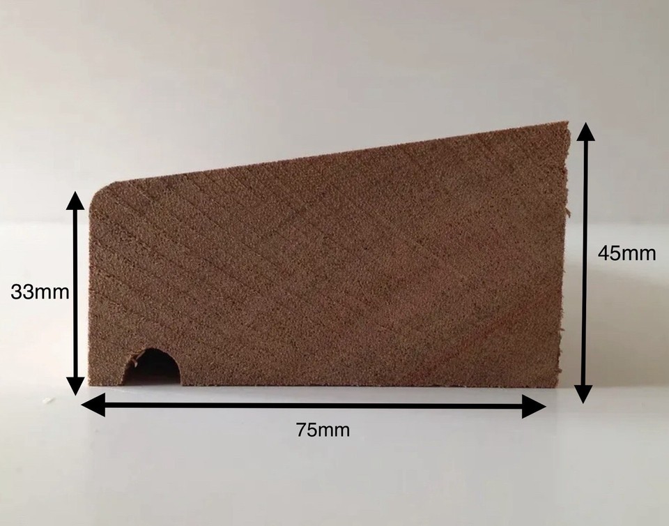 Window Repair Cill Sill Sapele Hardwood Stormproof Casement 75mm X 45mm ...
