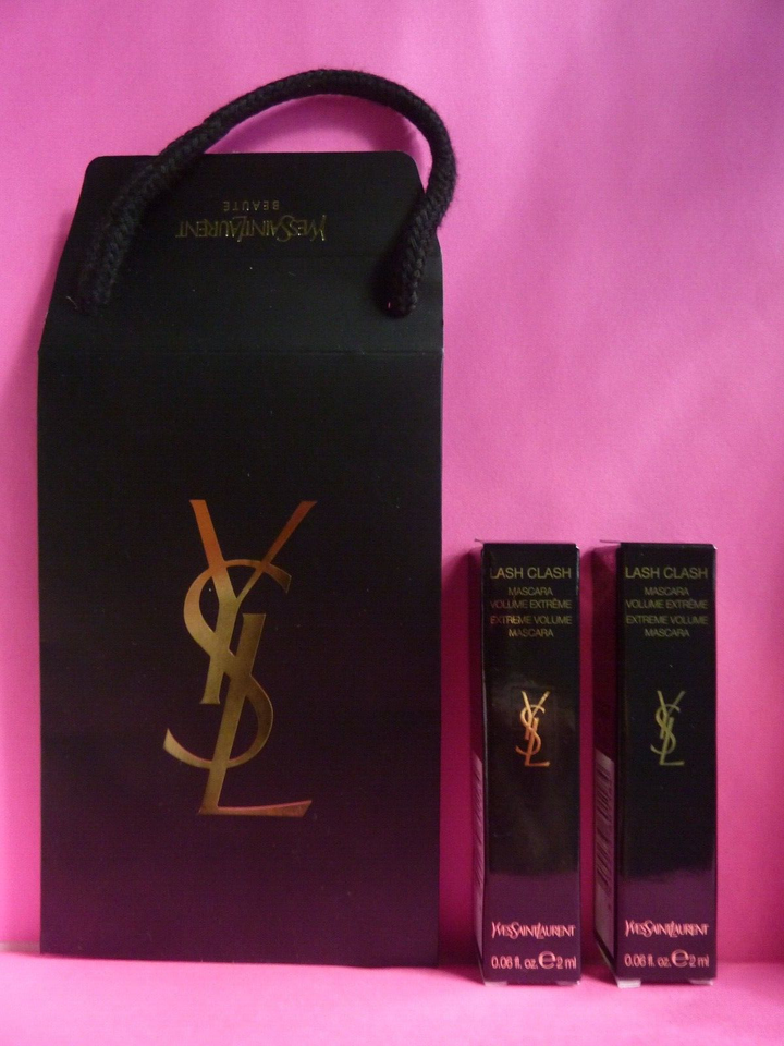 YSL LASH CLASH MASCARA Extreme Volume LOT of 2x2ml/.06oz | eBay
