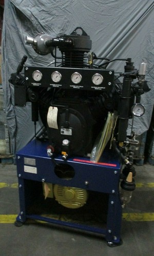 3M SCOTT SAFETY 6000psi BREATHABLE AIR COMPRESSOR 15hp CONTROLLER HUSH ...