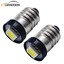 2PCS E10 5050 1 LED Screw Base Replace Light Torch Flashlight Bulb Lamp ...