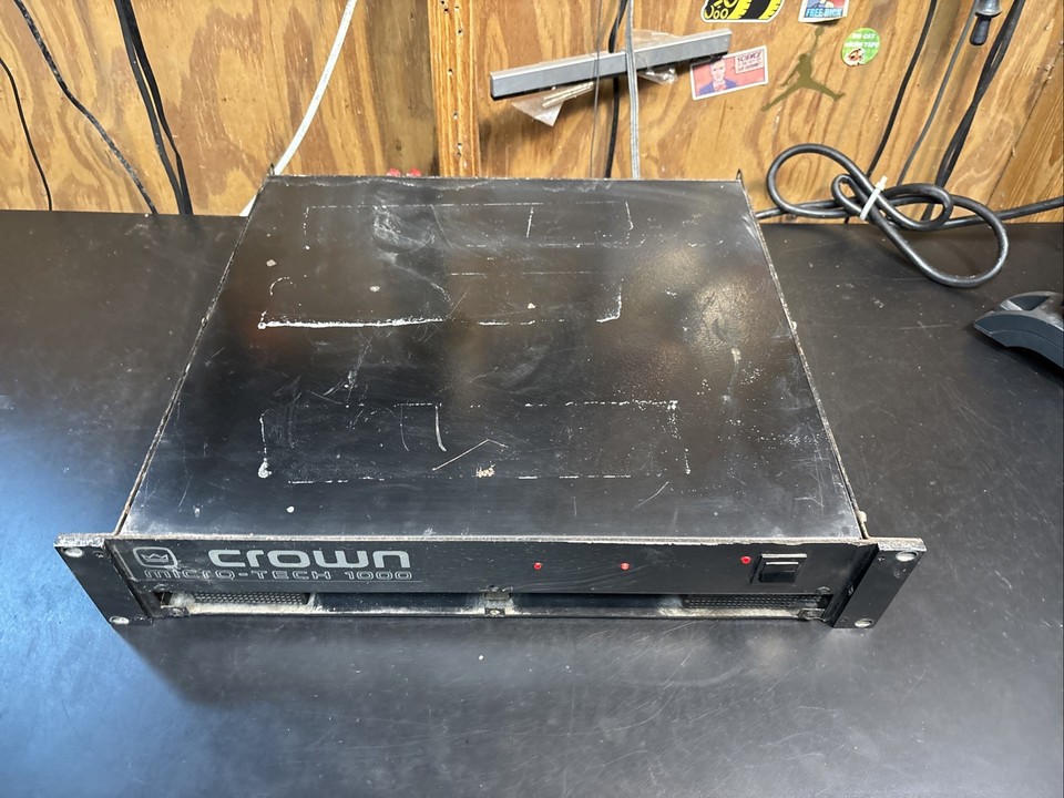 CROWN Micro-Tech 1000 500-watt stereo/800-watt bridged Power Amp Tested ...