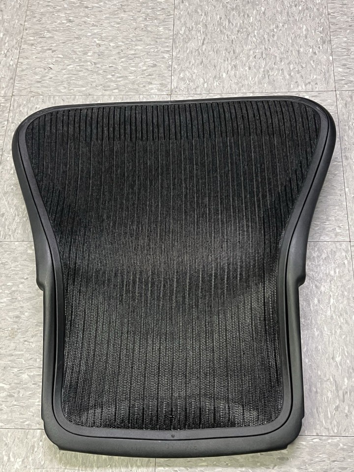 HERMAN MILLER AERON SEAT BACK FOR SIZE B Medium 3D01 Black Mesh, AERON ...