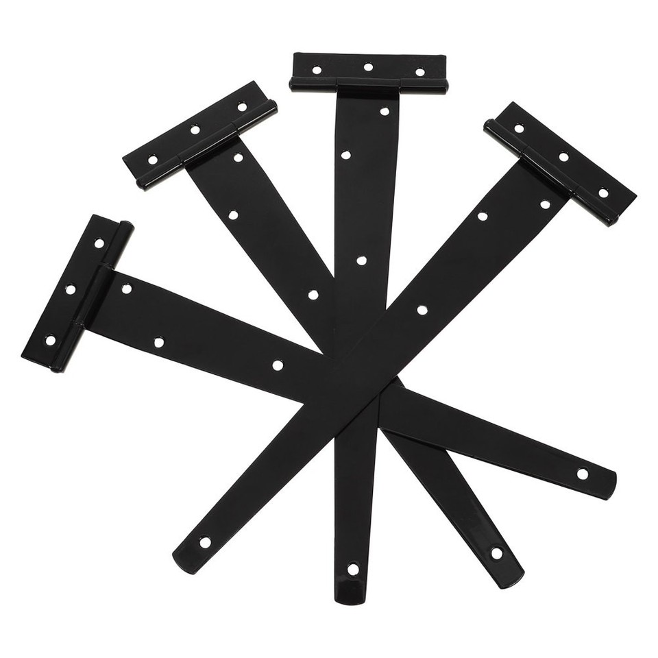 4PCS Zinc Plating T Shape Hinges Rustproof Iron Triangle Hinges Special ...