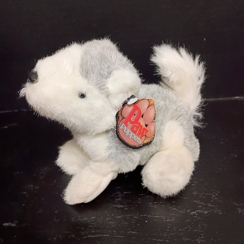 Paw Puppets Full Body Plush Husky Dog Wolf Finger Hand Puppet 6" NWT | eBay