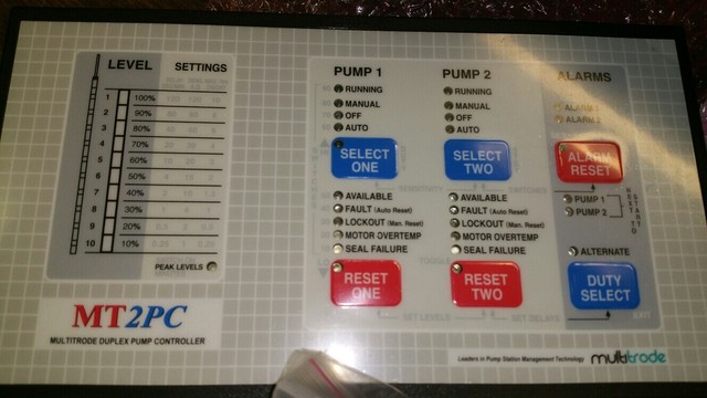 Flygt MT2PC Multitrode Duplex Pump Controller Series 7 (pp3) for sale ...