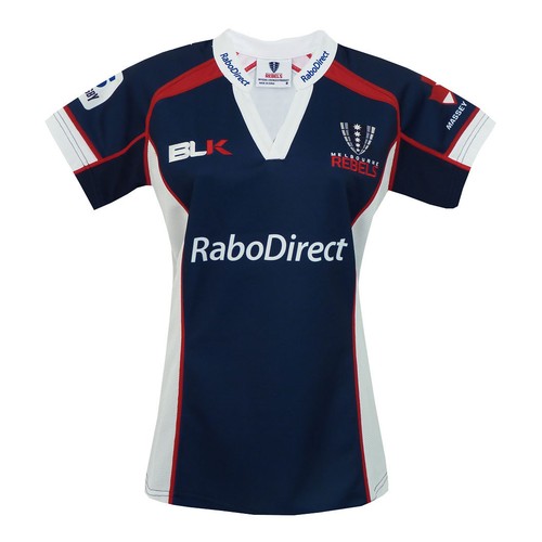 Melbourne Rebels Super Rugby Replica Home Jersey - Ladies - Size 8 ...
