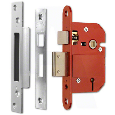ERA Fortress 26251 BS 5 Lever Sashlock 64mm(2.5") Satin Chrome Mortice ...