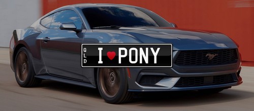 I ️ PONY PPQ Number Plates QLD Mustang | eBay