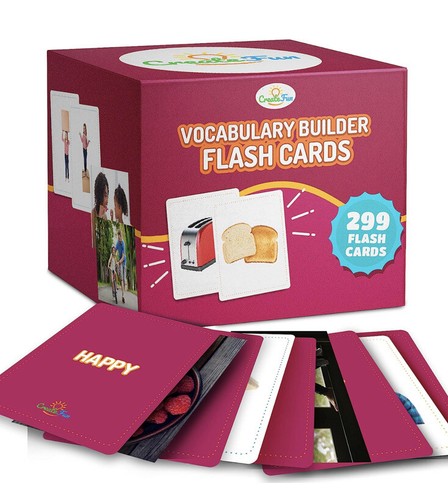 CreateFun Vocabulary Builder Bundle | Speech Therapy Flash Cards ...