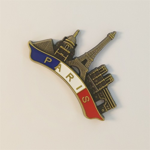 Paris Theme Metal Fridge Magnets France National Landmarks Tourist ...