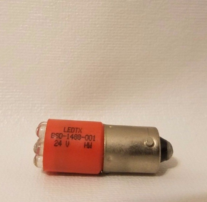 Ledtronics LEDTX BSD-1488-001 Red Indicator Light Bulb Lamp 24V HW | eBay