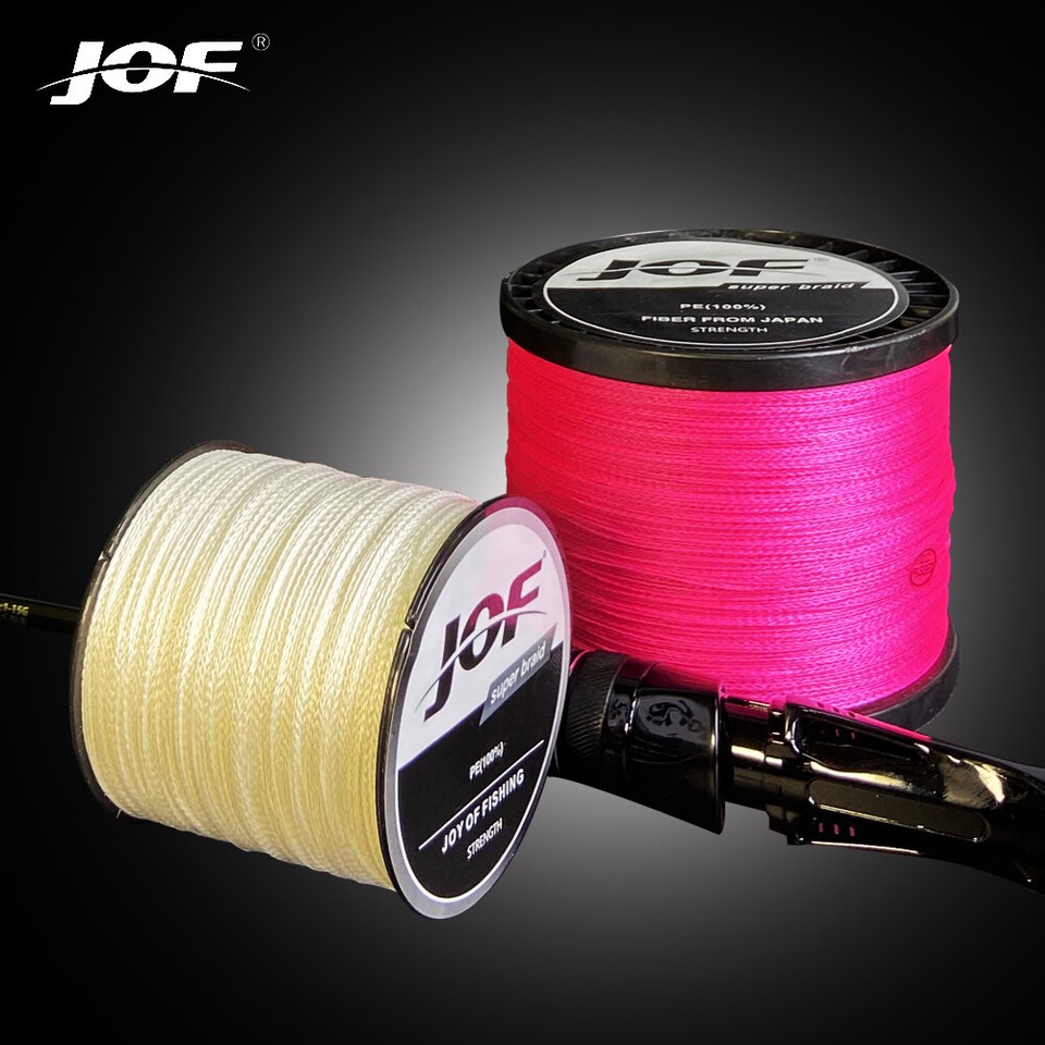 JOF Line Fishing 4x Strands Braid Line 8-80LB PE Multifilament ...