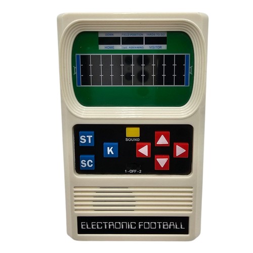 Electronic Football Mattel Basic Fun Handheld Game - TESTED WORKS | eBay