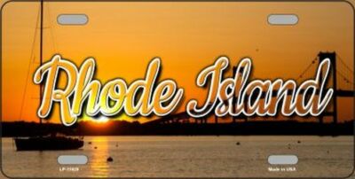 Custom Novelty License Plate Car Tag With Rhode Island View | eBay