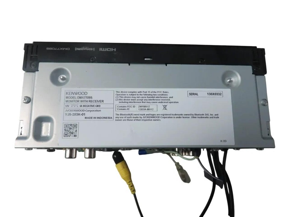 Kenwood DMX7709S 2-DIN 6.8" Touchscreen Multimedia Receiver - Free ...